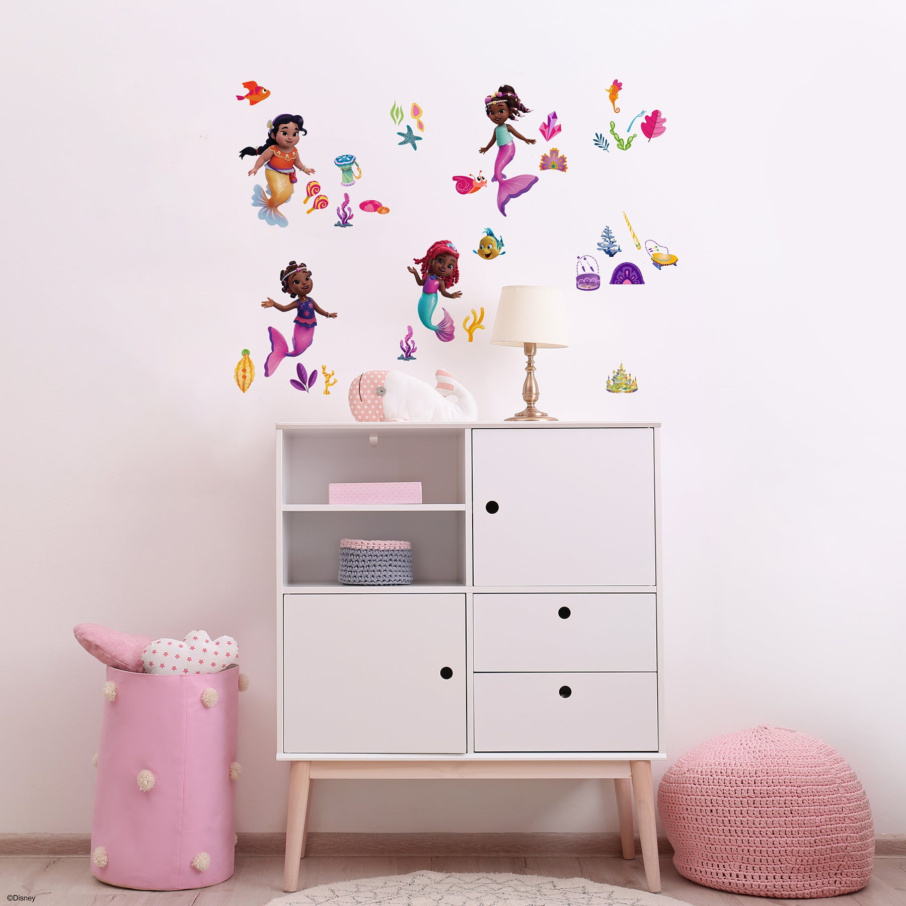 Disney Junior Ariel & Friends Wall Decals - Walmart.com