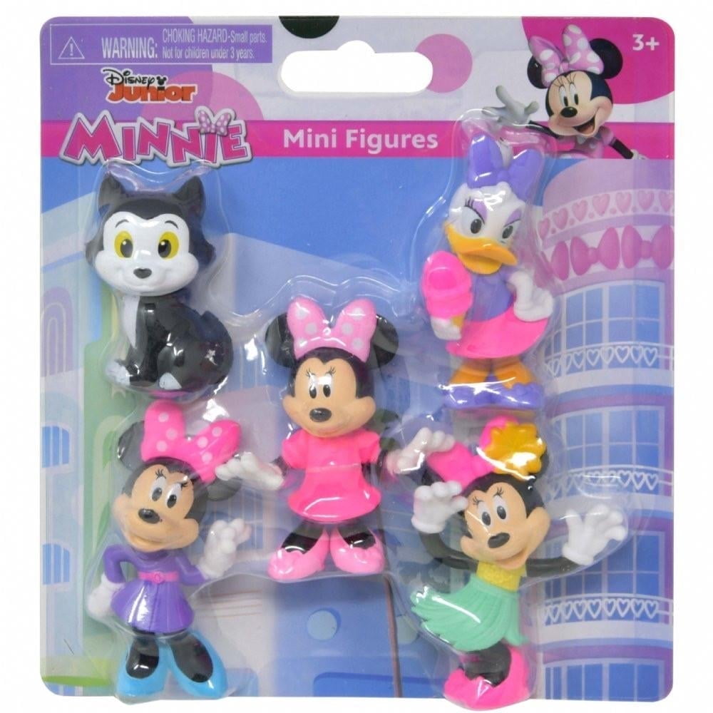 Disney Junior Minnie and Friends Mini Toy Set for Little Ones, 5-Pack ...