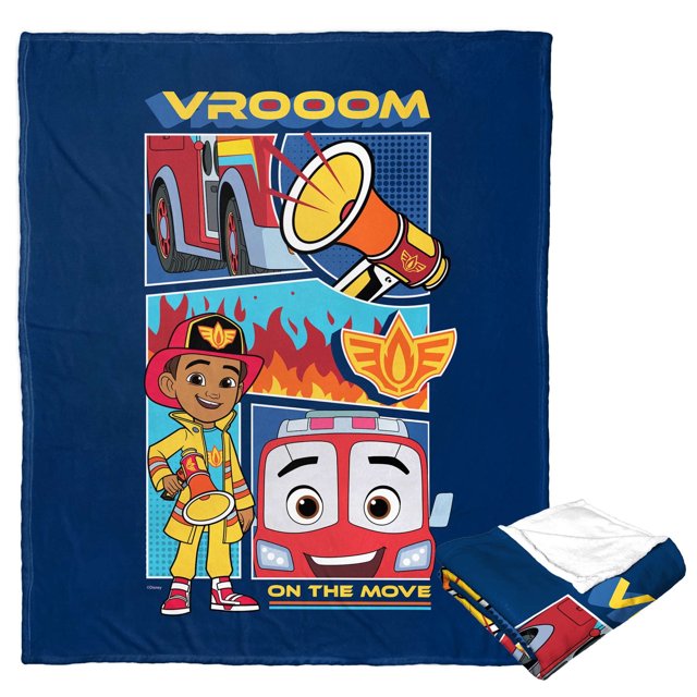 Disney Junior Firebuds Bo And Flash Kids Silk Touch Throw Blanket ...