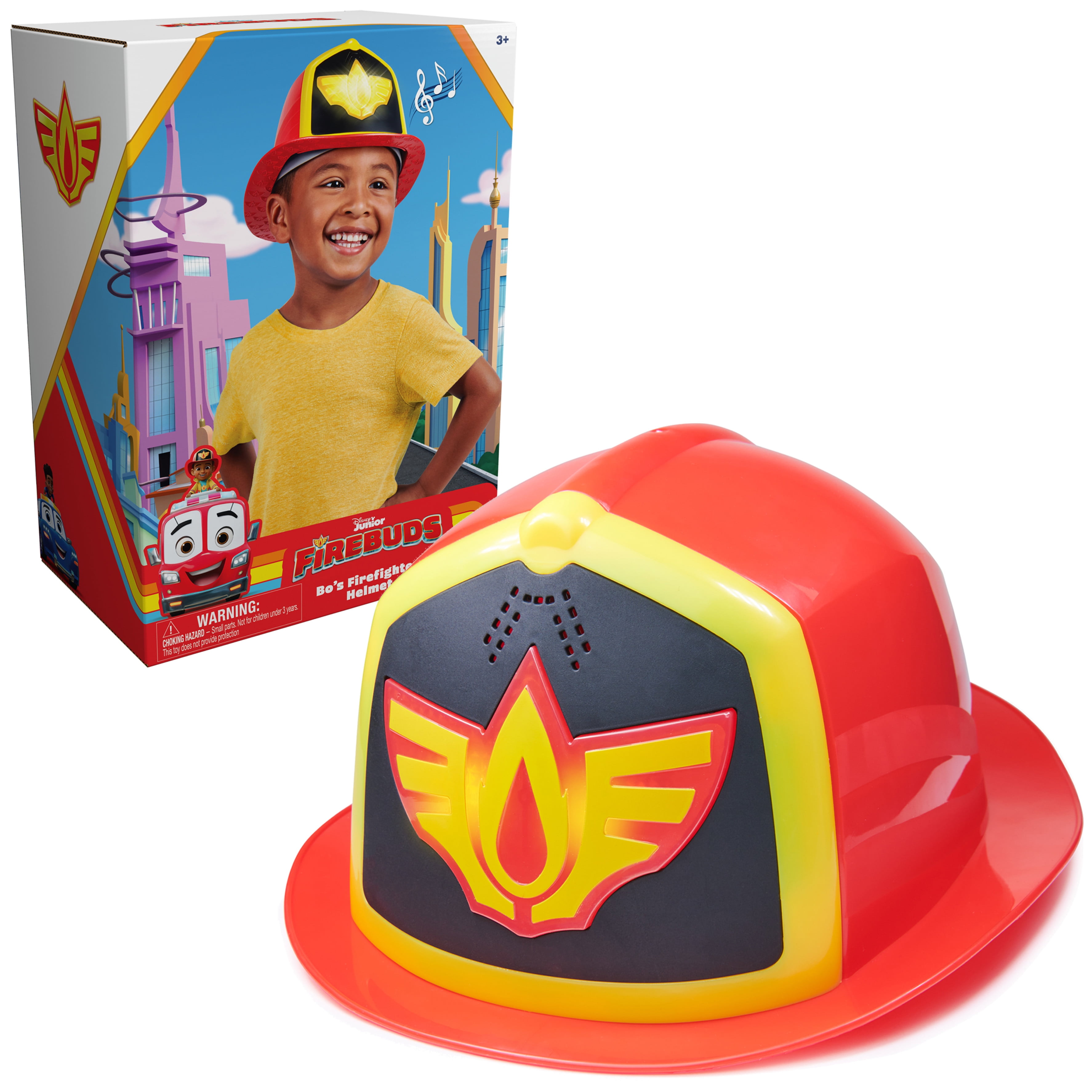 Kids Fire Helmet Kids Red Fire Chief Costume Helmet | Fire Chief Red