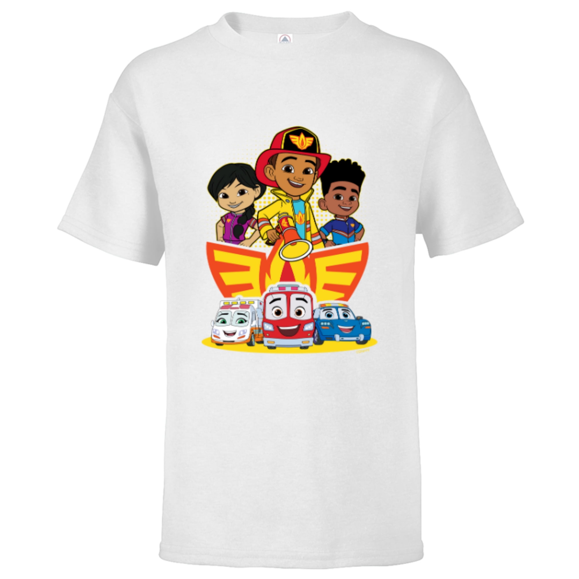 Disney Junior Firebuds Full Team and Logo - Short Sleeve T-Shirt for ...