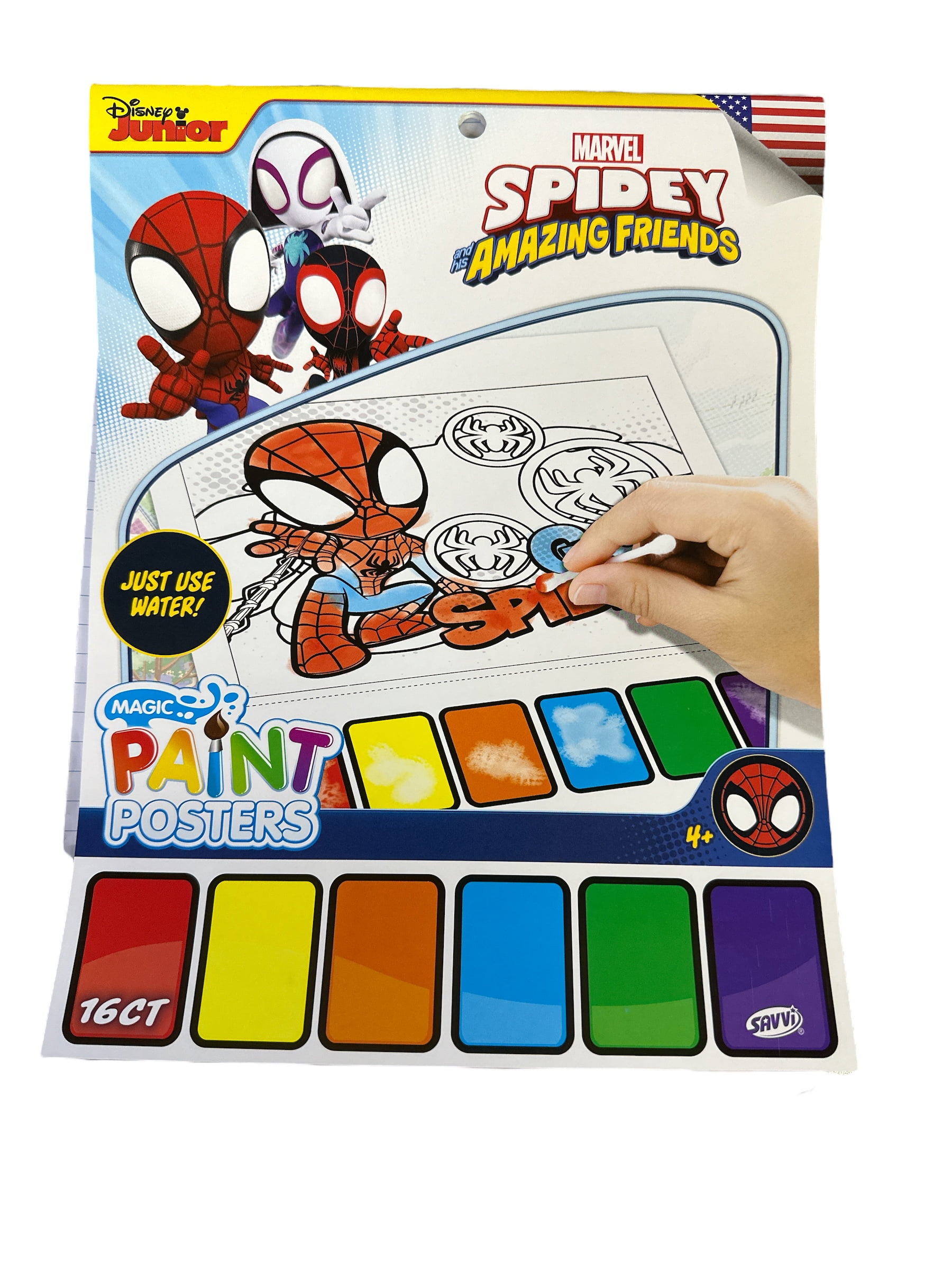 Disney Junior Marvel Spidey And His Amazing Friends Magic Paint Posters ...