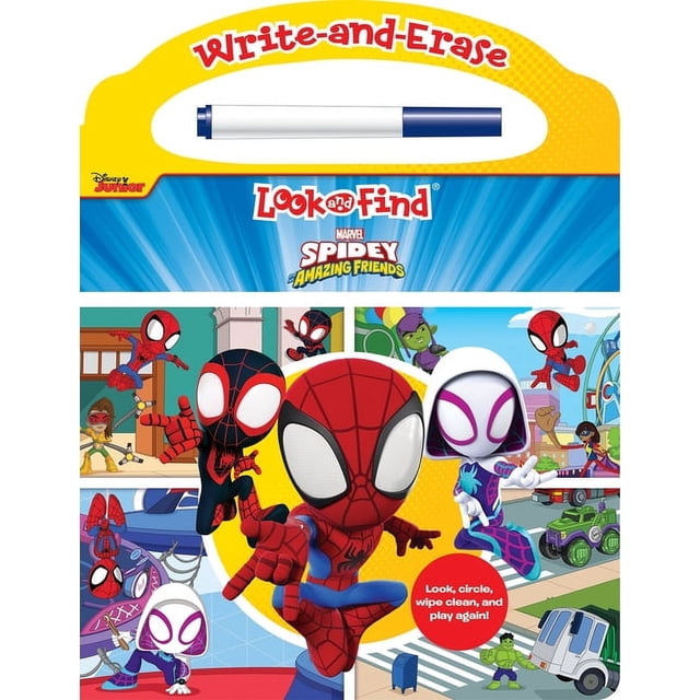 Disney Junior Marvel Spidey and His Amazing Friends: Write-And-Erase ...