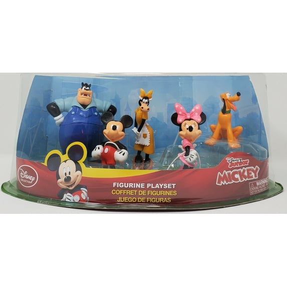 Disney Junior Mickey 5” Figurine Playset, 5 Pieces, Mickey, Minnie ...