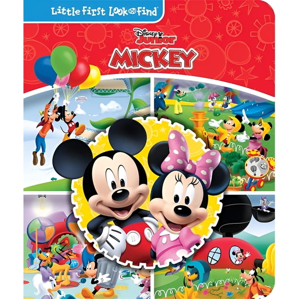 Disney Junior Mickey: Little First Look and Find (Board Book) - Walmart ...