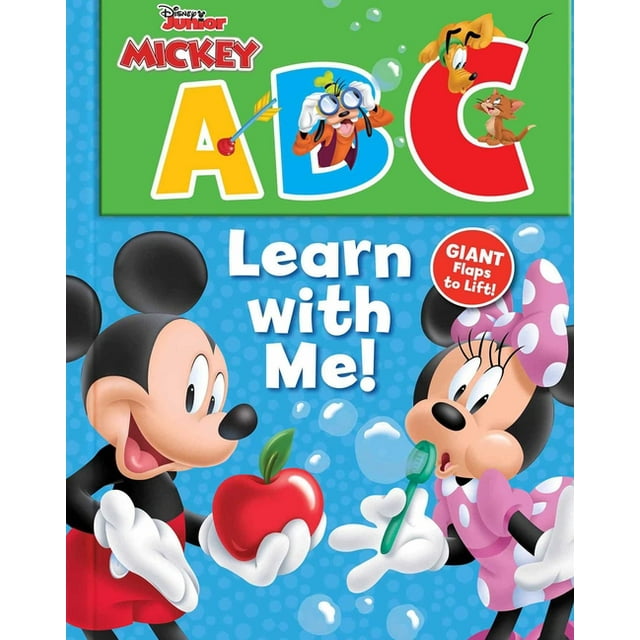 Disney Junior Mickey Mouse Clubhouse: ABC, Learn with Me! (Board book ...
