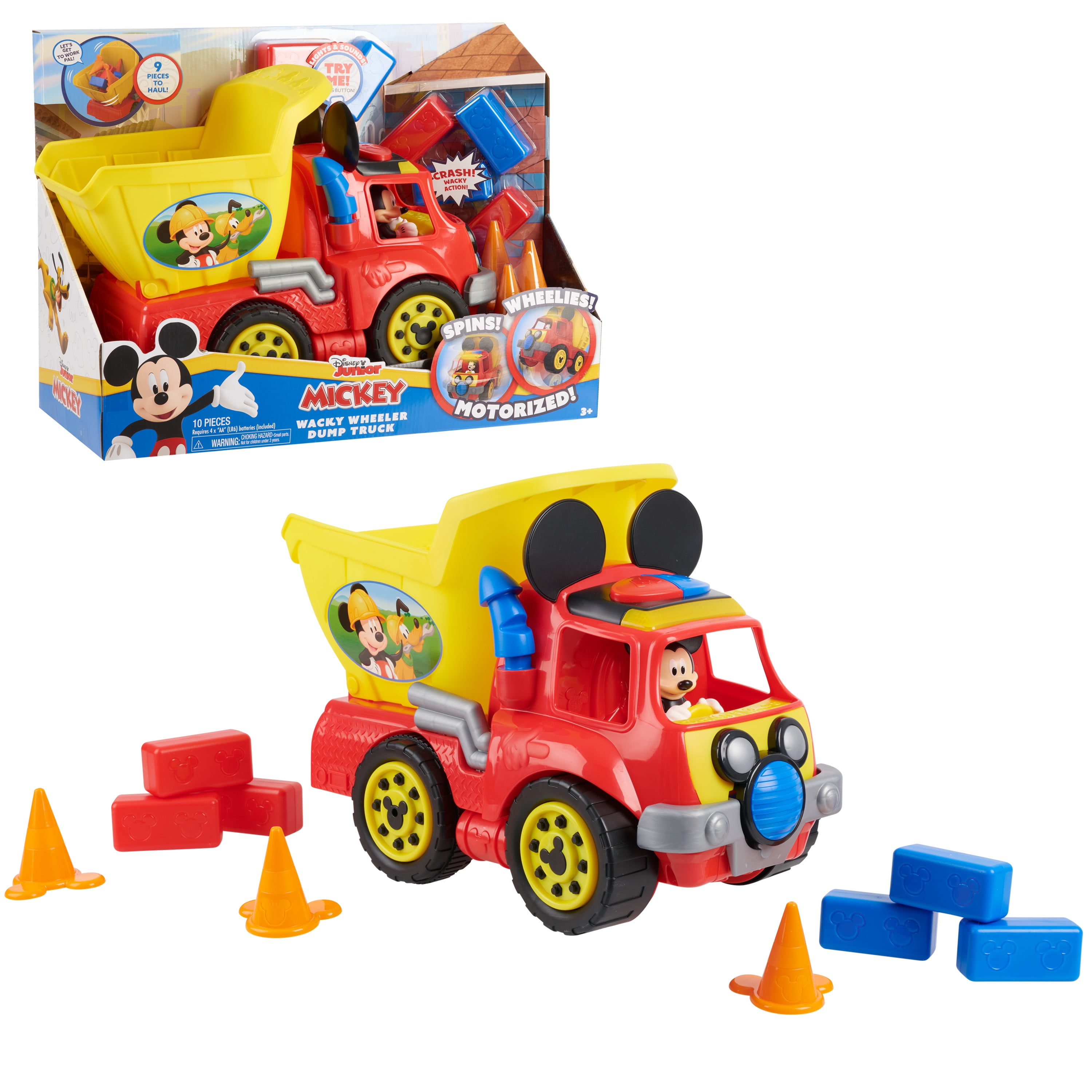 Disney Junior Mickey Mouse Funhouse Wacky Wheeler Dump Truck ...