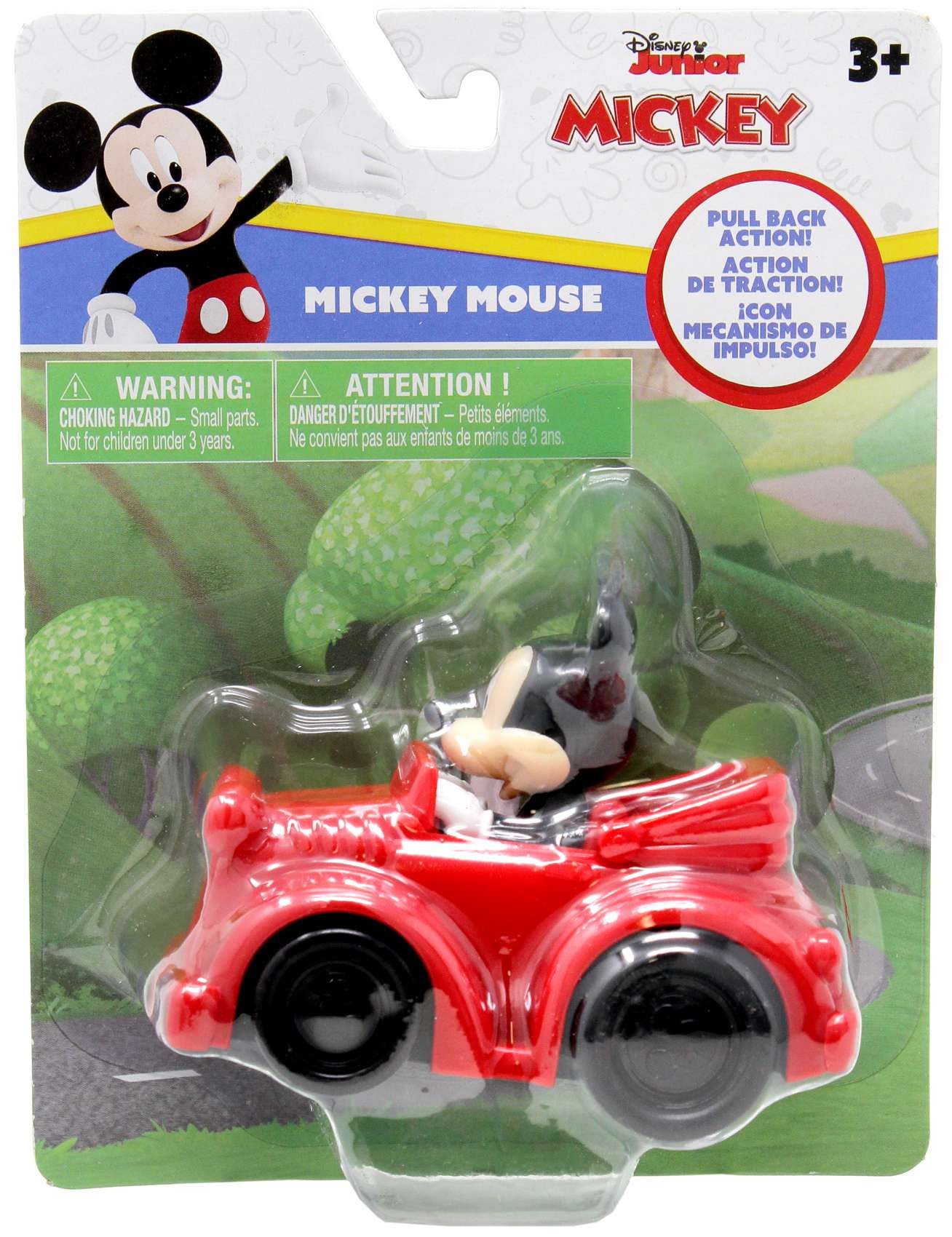 Disney Junior Mickey Mouse Pullback Car - Walmart.com