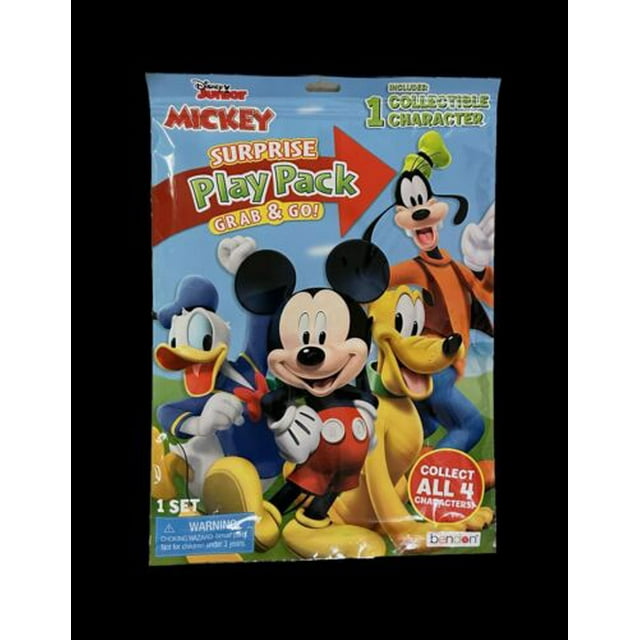 Disney Junior Mickey Mouse Surprise Play Pack - Grab & Go Toy ...