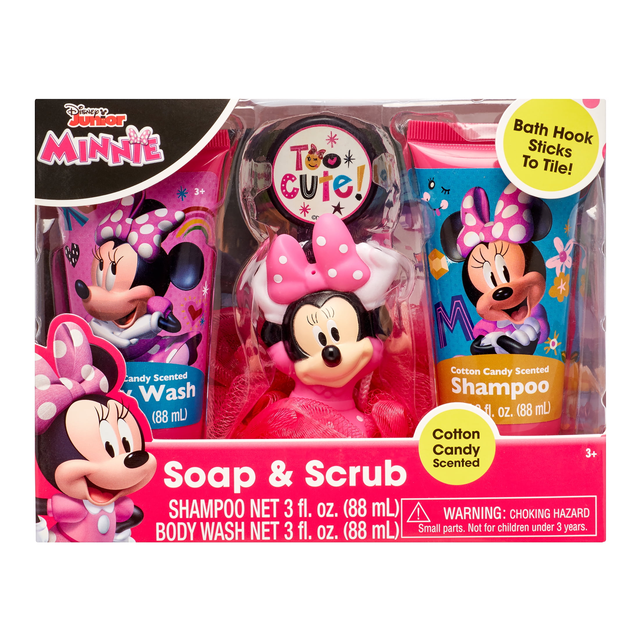 Disney Junior Minnie 4-Piece Soap and Scrub Body Wash and Shampoo Set ...