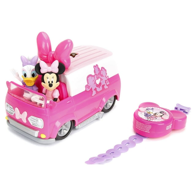 Disney Junior Minnie Mouse 7.5" Happy Helper Van RC Remote Control Car ...