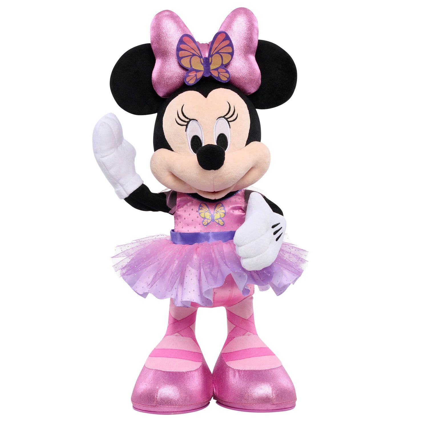 Disney Junior Minnie Mouse Sing and Dance Butterfly Ballerina Lights ...