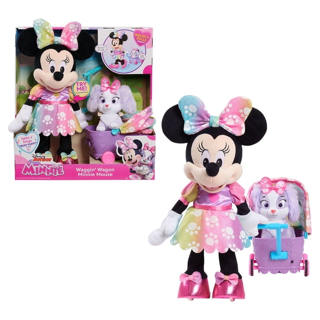 Disney Junior Minnie Mouse Waggin’ Wagon Lights and Sounds Feature ...