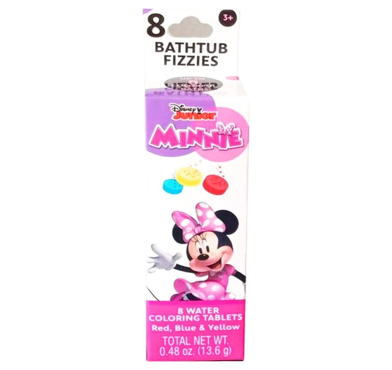Disney Junior Minnie Mouse Water Coloring Tablet Fizzies, 8 Count ...