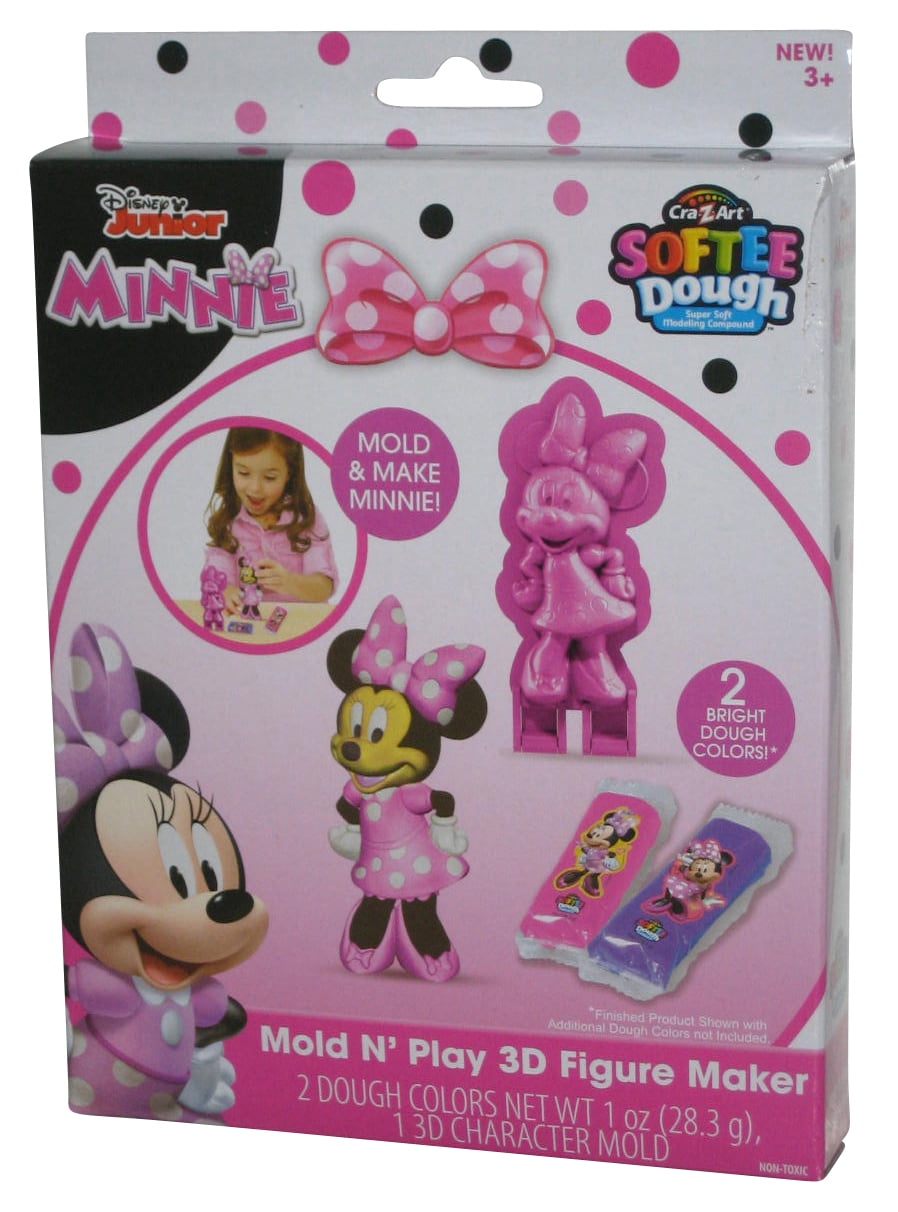 Disney Junior Mold & Make CraZArt Minnie Mold N' Play 3D Figure Maker ...