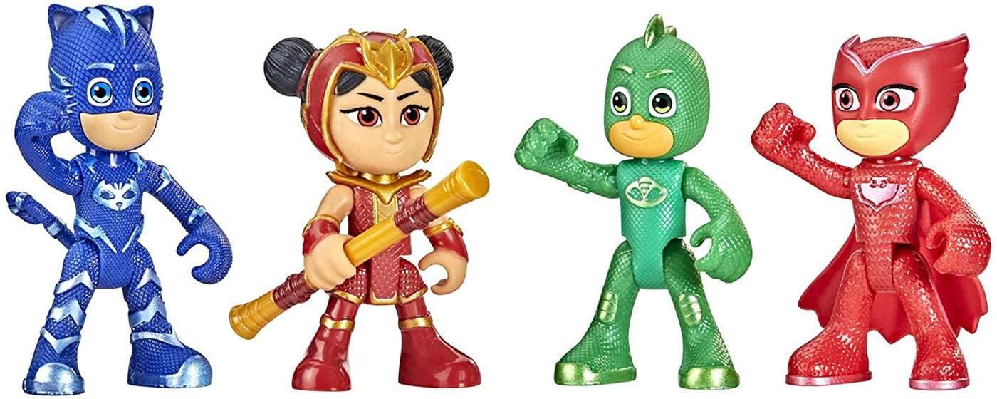 Disney Junior PJ Masks Catboy, Owlette, Gekko & An Yu Action Figure 4 ...