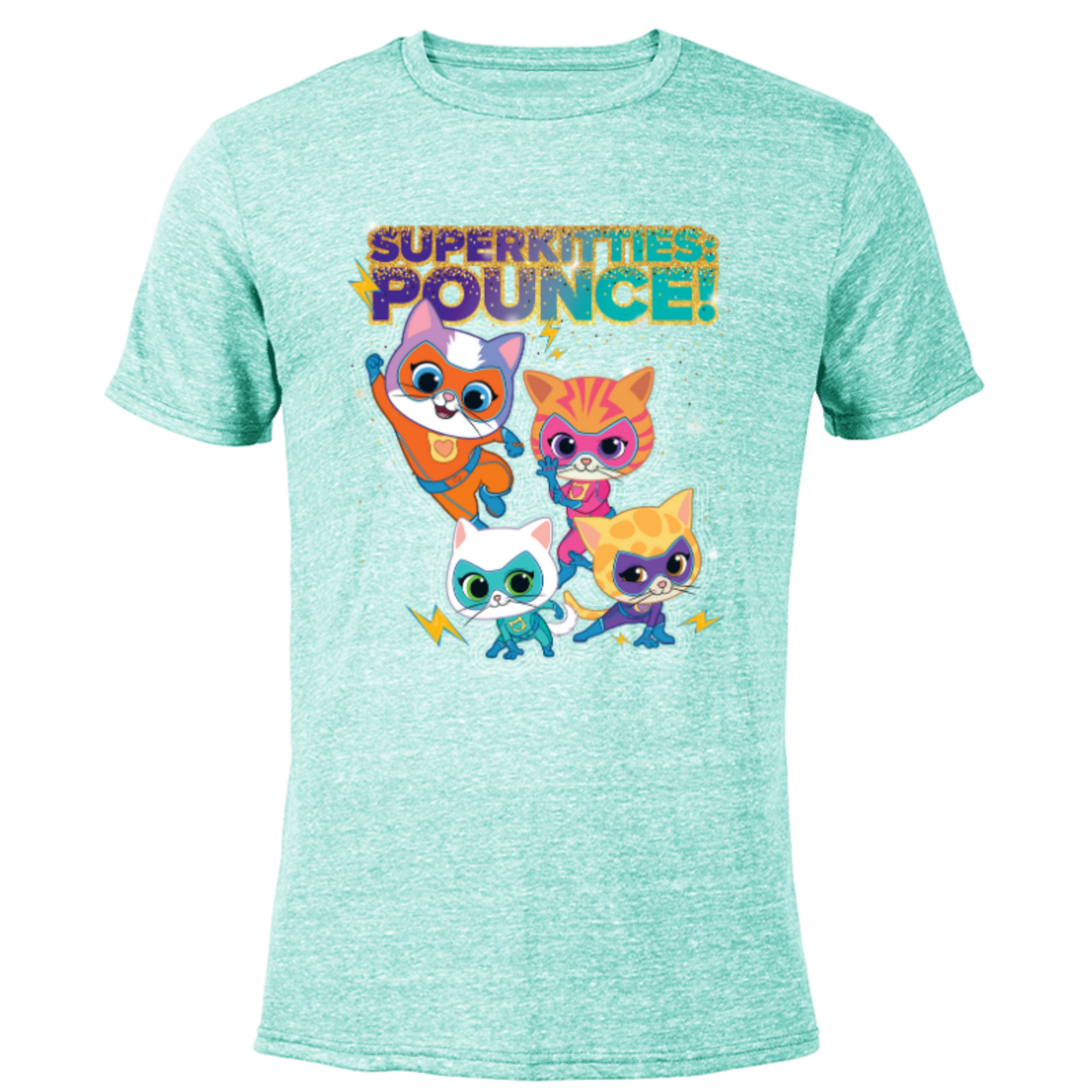 Disney Junior SuperKitties Pounce! Full Team - Short Sleeve Blended T ...