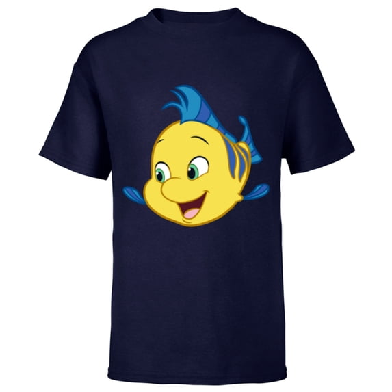 Disney Junior’s Ariel Flounder Big Image - Short Sleeve T-Shirt for ...