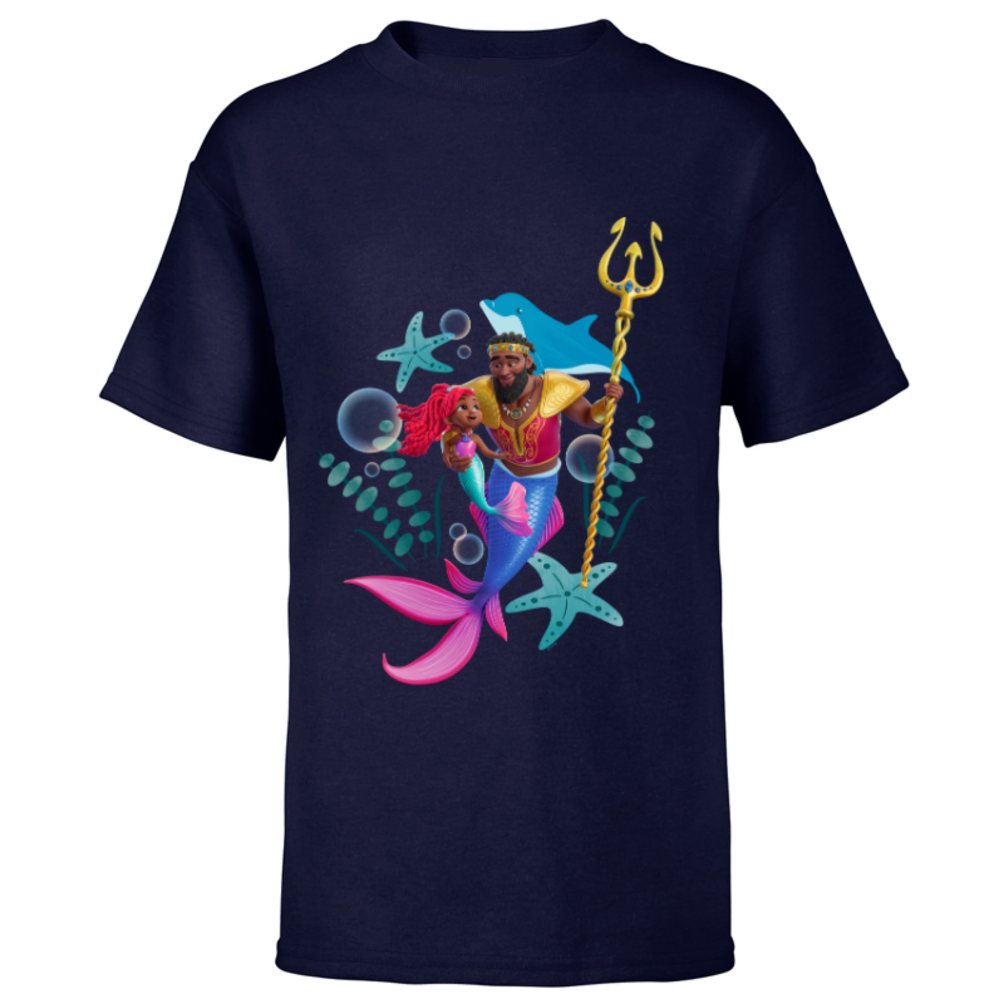 Disney Junior’s Ariel & King Triton Father and Daughter - Short Sleeve ...