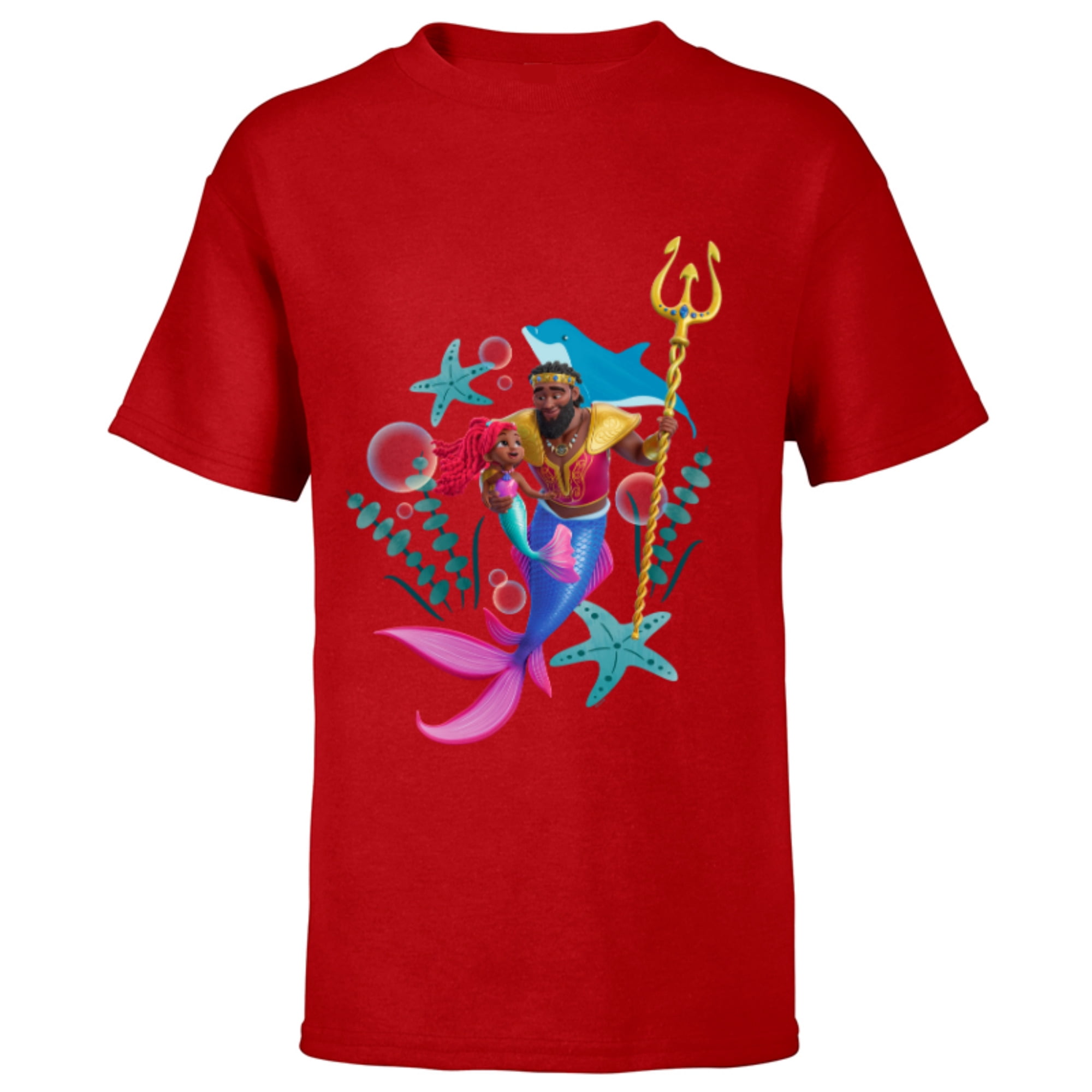 Disney Junior’s Ariel & King Triton Father and Daughter - Short Sleeve ...