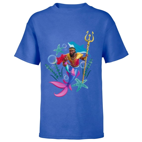 Disney Junior’s Ariel & King Triton Father and Daughter - Short Sleeve ...