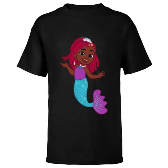 Disney Junior’s Ariel Mermaid Princess Big Image - Short Sleeve T-Shirt ...