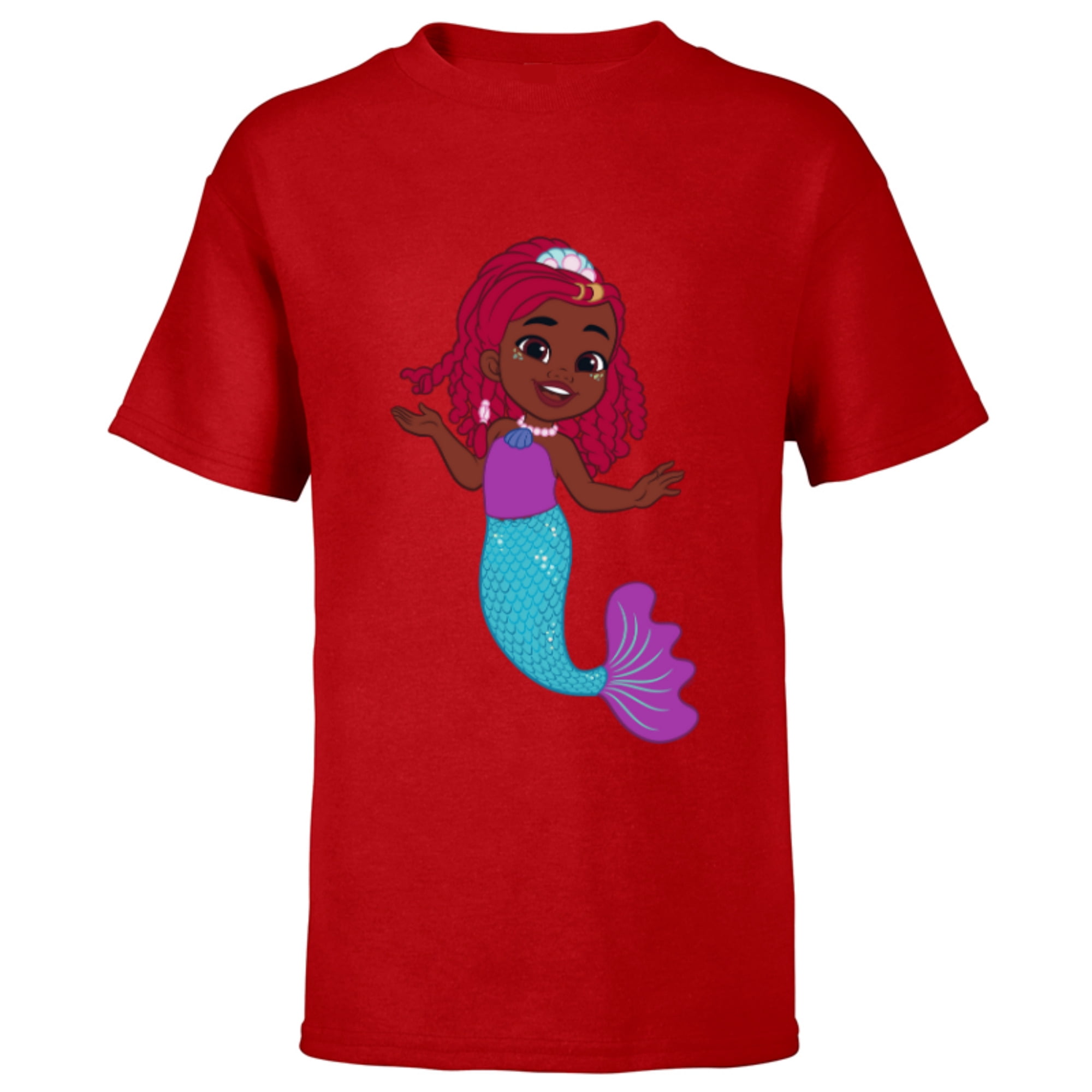 Disney Junior’s Ariel Mermaid Princess Big Image - Short Sleeve T-Shirt ...