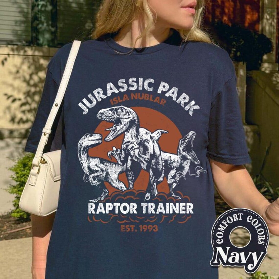 Disney Jurassic, Dinosaur T-Rex, Dino t-shirt, Universal Trip Tee,Navy Color,Size XL - Walmart.com