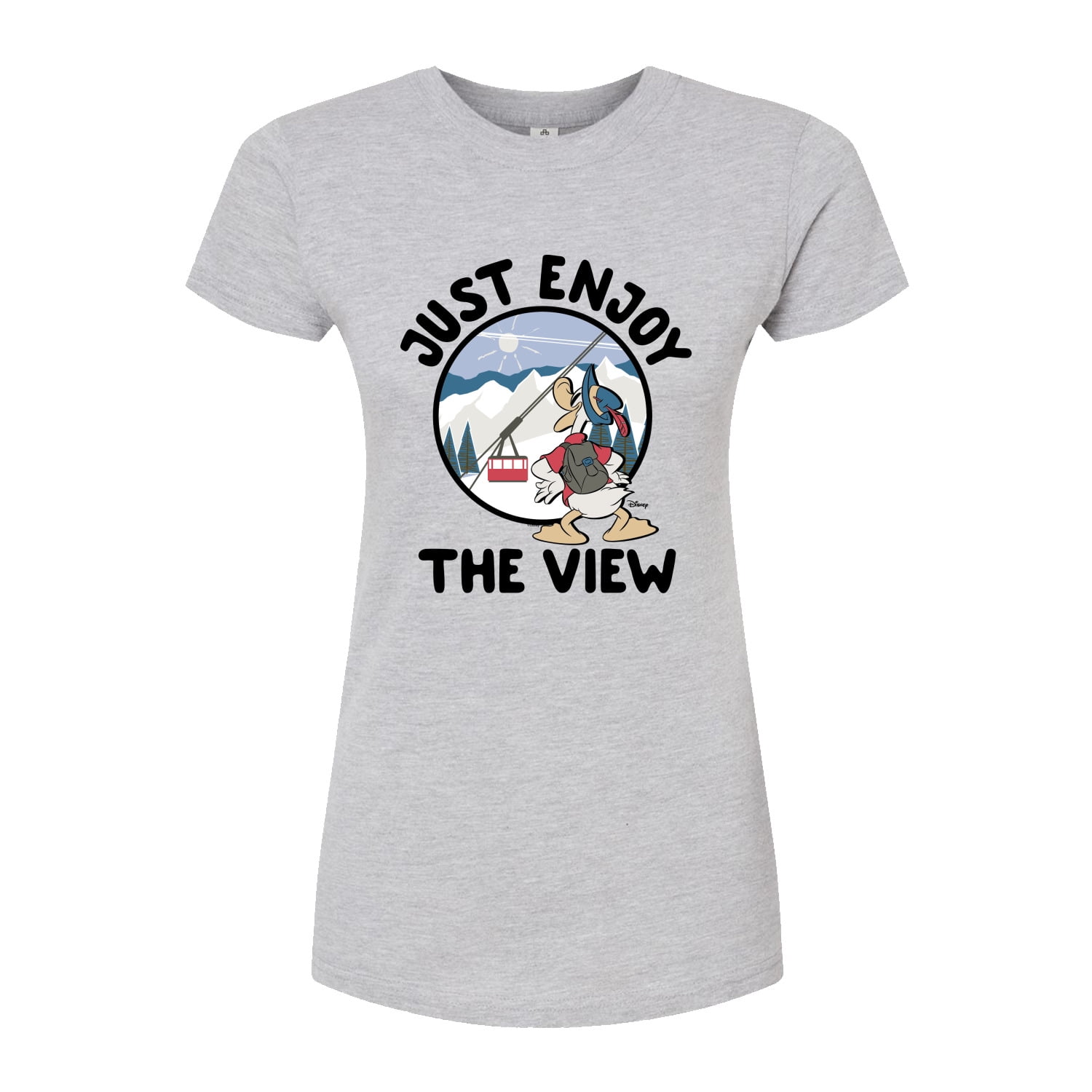Disney - Just Enjoy The View - Juniors Fitted Graphic T-Shirt - Walmart.com