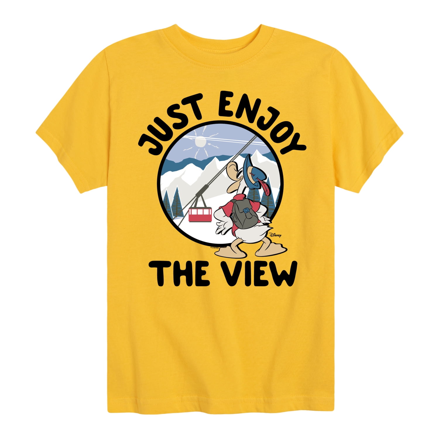 Disney - Just Enjoy The View - Toddler & Youth Short Sleeve Graphic T ...