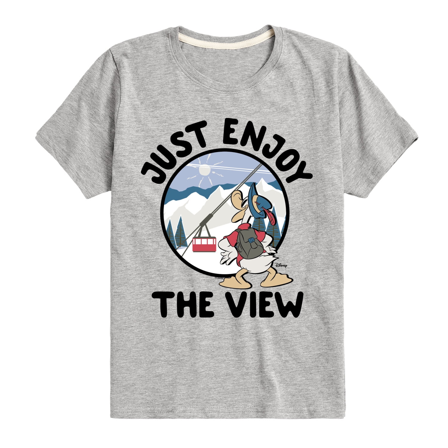 Disney - Just Enjoy The View - Toddler & Youth Short Sleeve Graphic T ...
