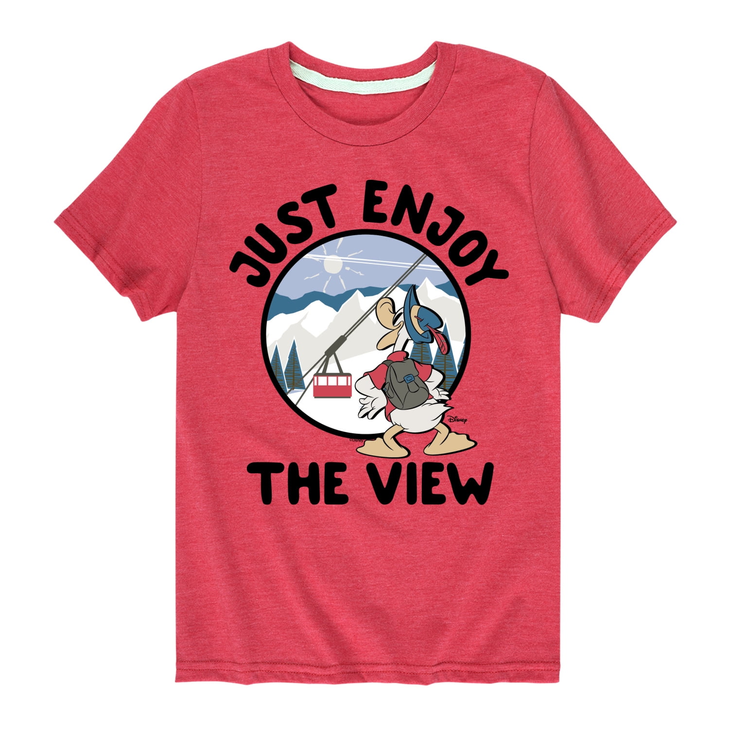 Disney - Just Enjoy The View - Toddler & Youth Short Sleeve Graphic T ...