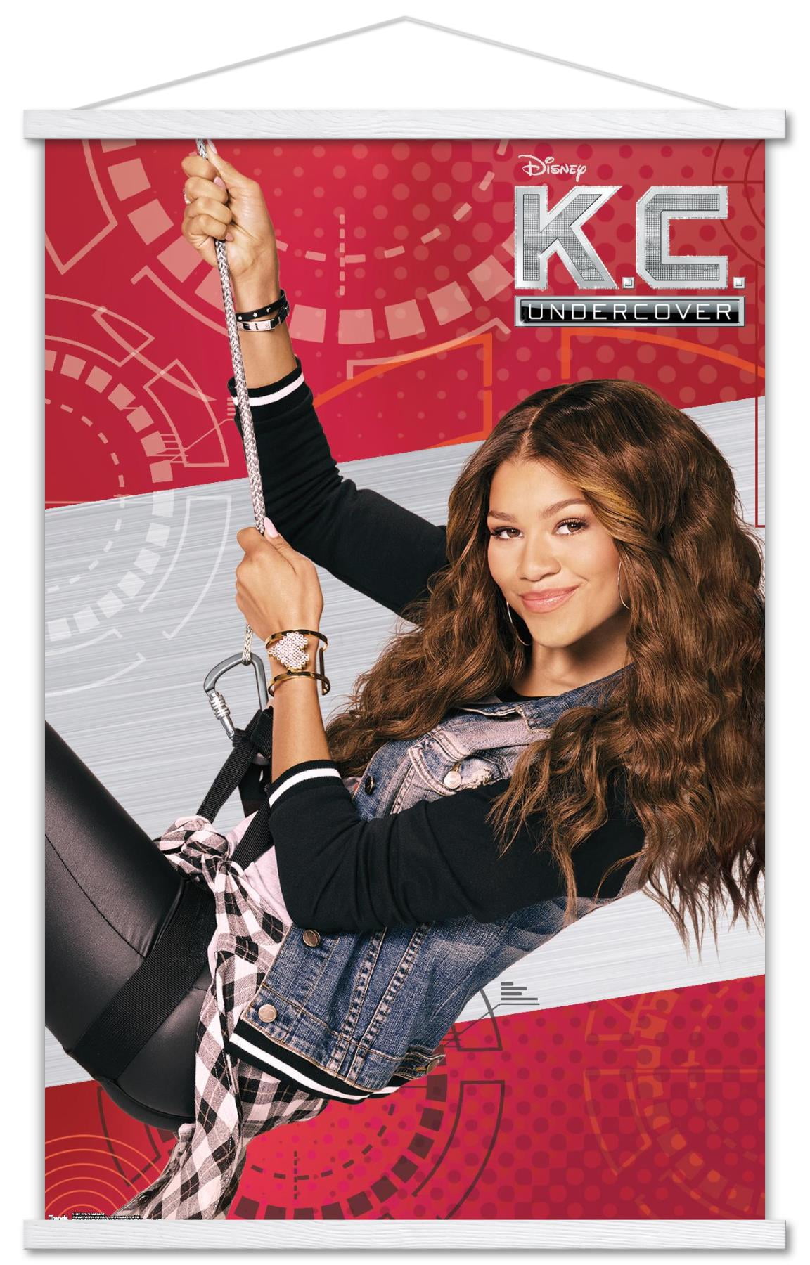 Disney K.C. Undercover Wall Poster with Wooden Magnetic Frame, 22.375 ...
