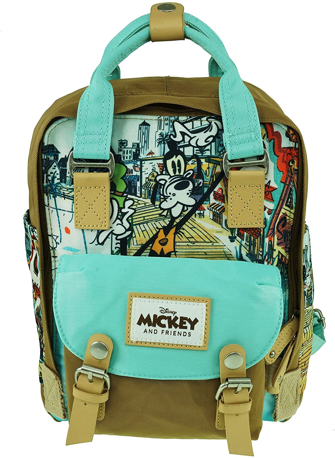 Disney KBNL Mickey Mouse Goofy Nylon 12'' Backpack/Daypack - Walmart.com