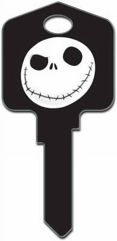 Disney Key SC1 Jack Skellington Nightmare Painted Key Blank Fits Schla ...