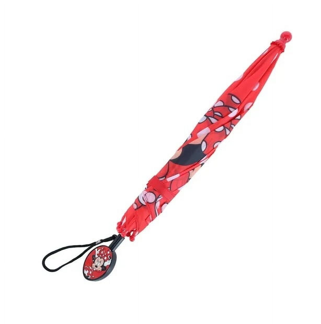 Disney Kid's Minnie Mouse Stick Umbrella with Clamshell Handle 21 ...