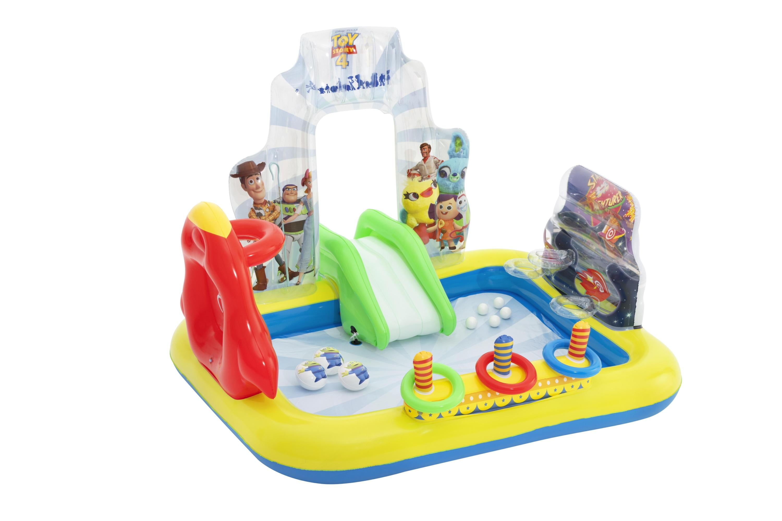 Disney Kids Inflatable Play Pool Center, Toy Story 4, 90.9" x 77.1" x ...