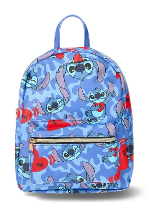 Disney Mickey Mouse Cartoon Faux Leather Mini Backpack… - Walmart.com