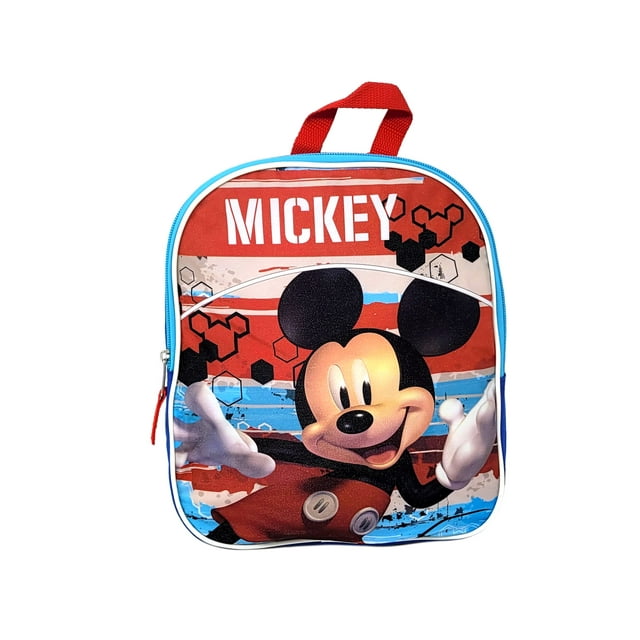 "Disney Mickey Mouse Mini Backpack for Small Children, 11"" Toddler ...