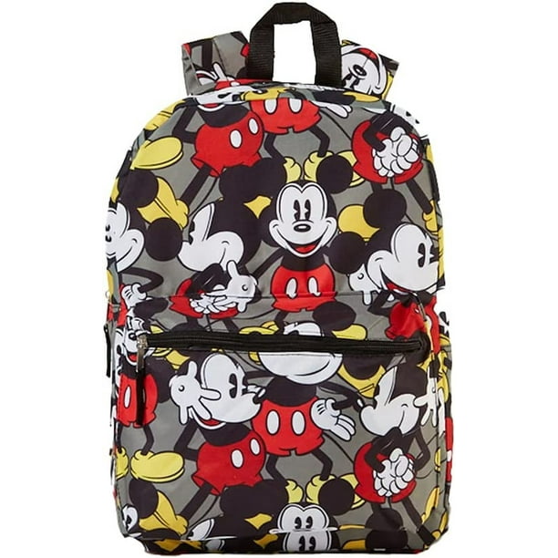 Disney Mickey Mouse 16 inch School Book Bag Backpack for Kids, Boys and ...
