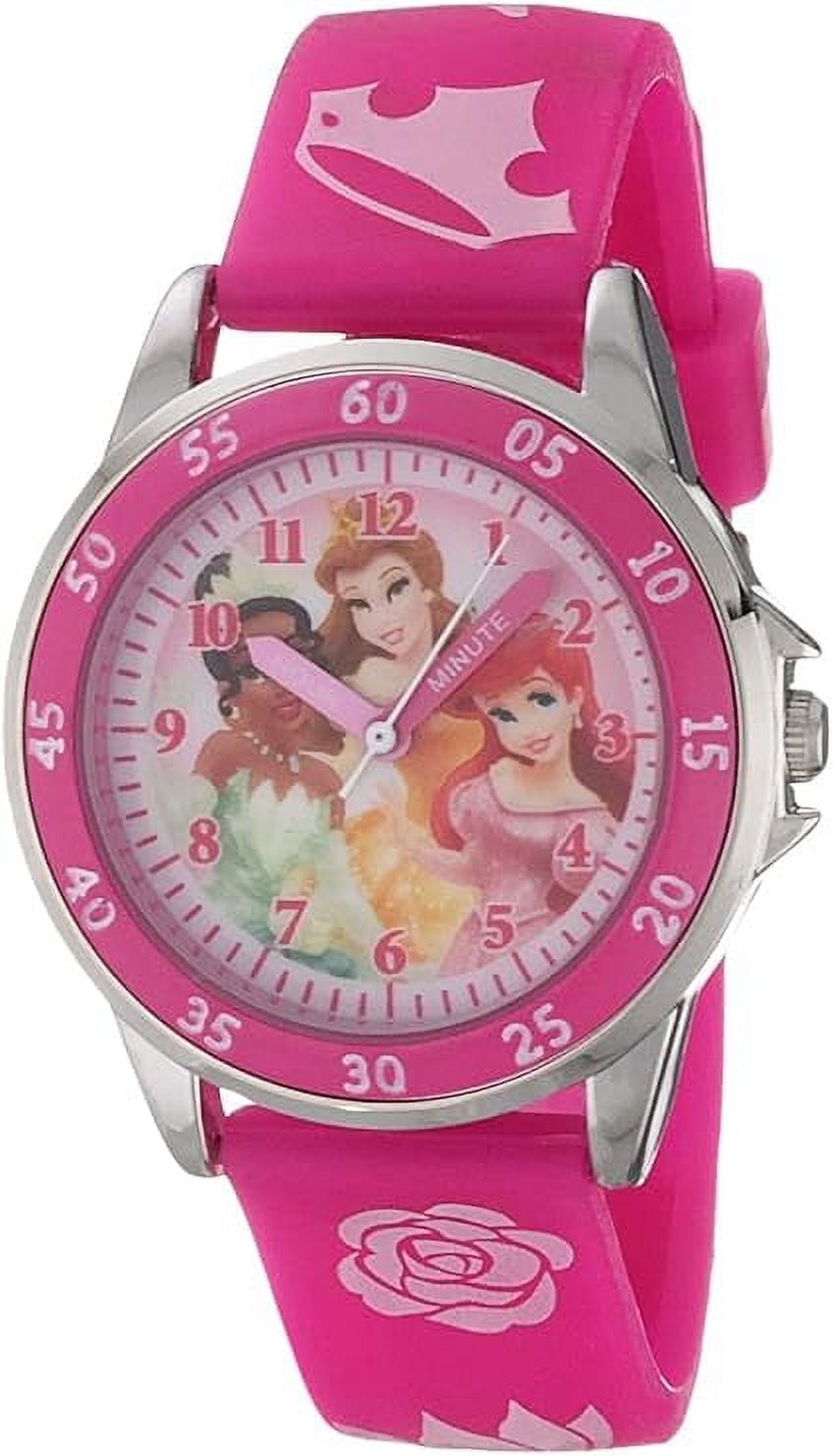Princess by Accutime Female Silicone Watch, Pink - Walmart.com