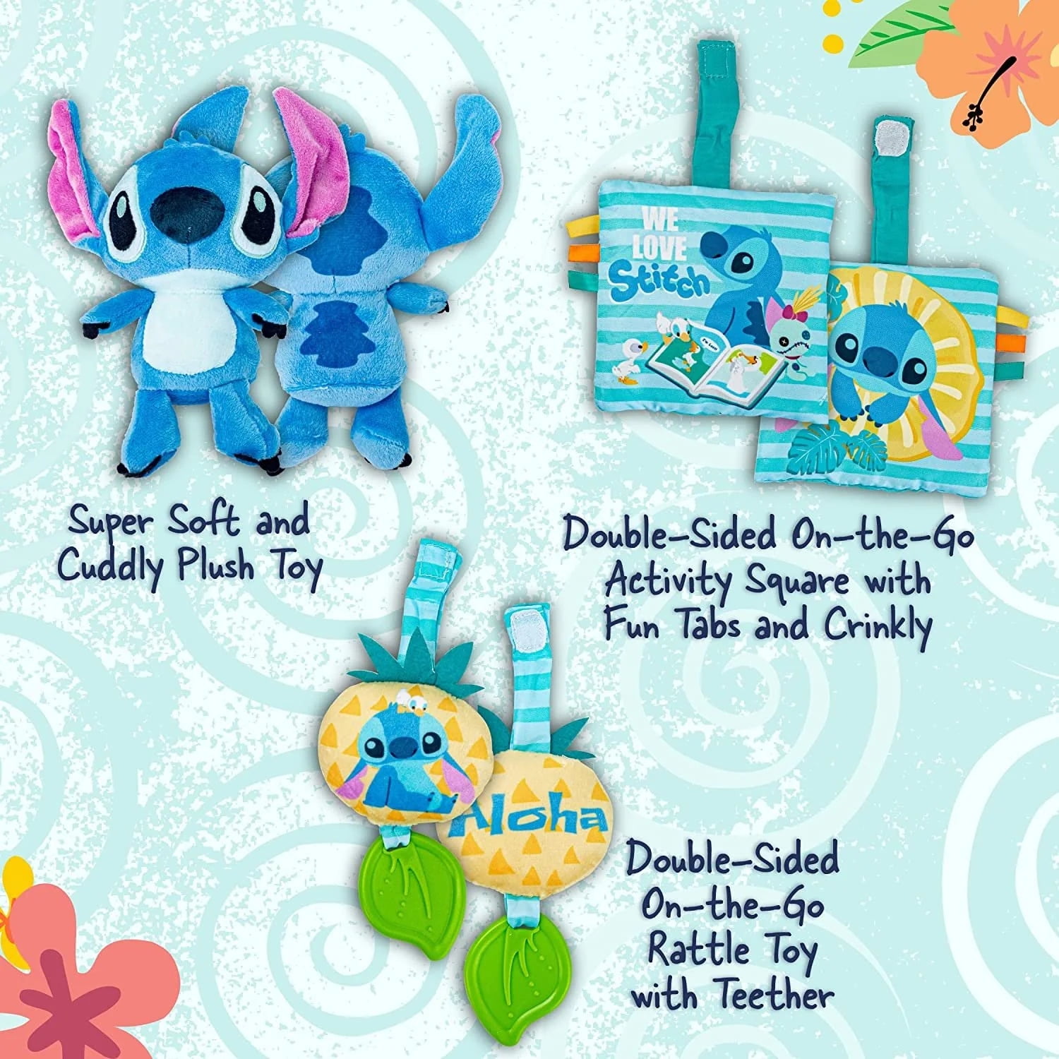 Disney Kids Preferred Lilo & Stitch - Stitch 3 Piece Gift Set with ...