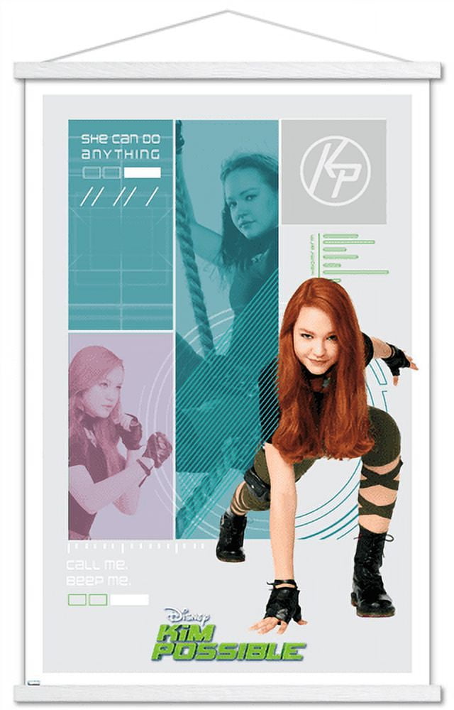 Disney Kim Possible - Hero Wall Poster with Wooden Magnetic Frame, 22. ...