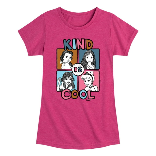 Disney - Kind Is Cool - Toddler & Youth Girls Short Sleeve Graphic T ...