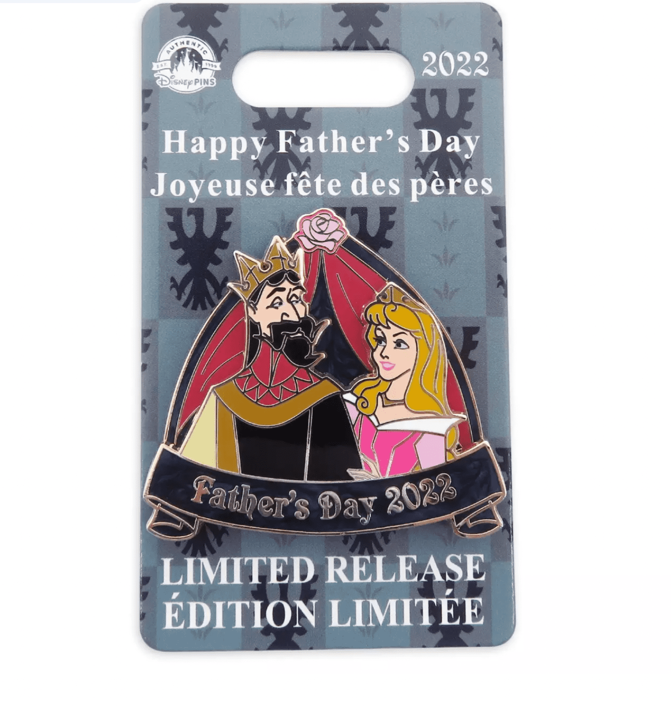 Disney King Stefan and Princess Aurora Father's Day Pin 2022 Limited ...