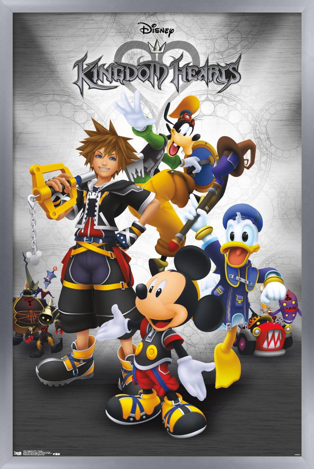 Disney Kingdom Hearts 2 - Collage Wall Poster, 22.375" x 34", Framed ...