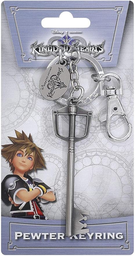 Disney Kingdom Hearts Sora Sword Pewter Keyring - Walmart.com