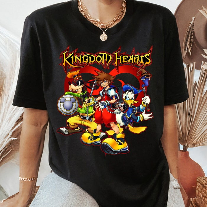 Disney Kingdom Hearts Team Ready T-Shirt, Disneyland Family Matching ...
