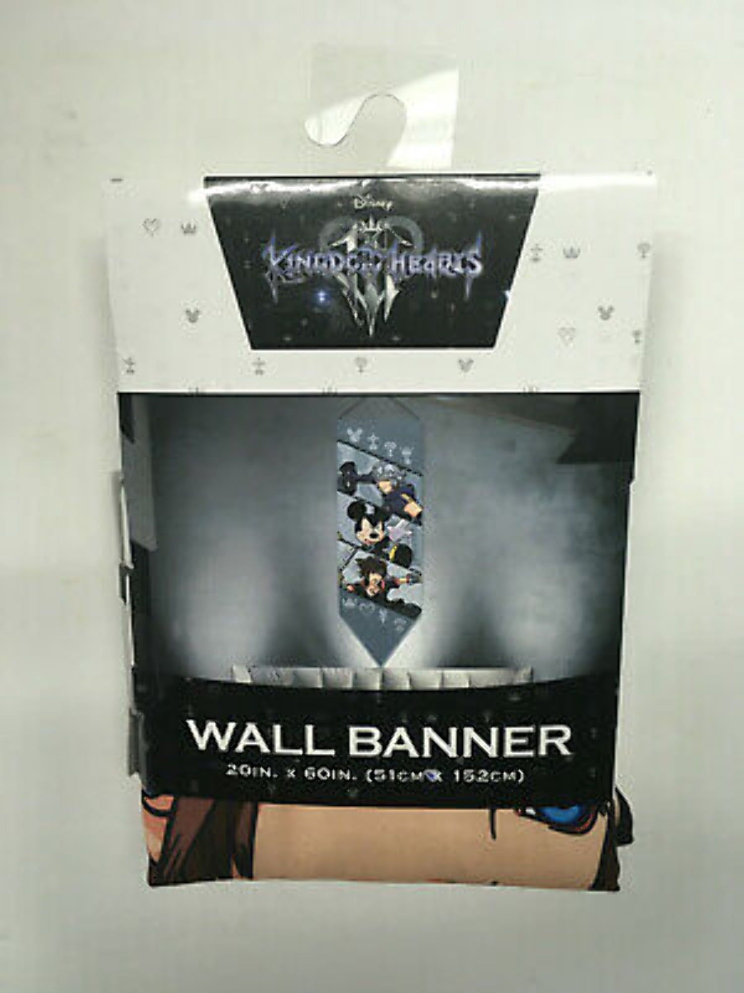 Disney Kingdom Hearts Wall Banner. 20"X60" 100% Polyester Wall Banner ...