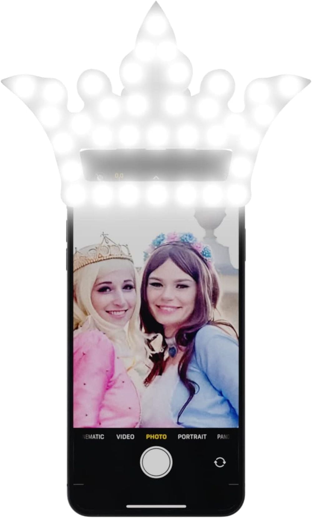 Disney Princess Crown LED Ring Light, Kids Makeup Travel Clip-on Selfie ...